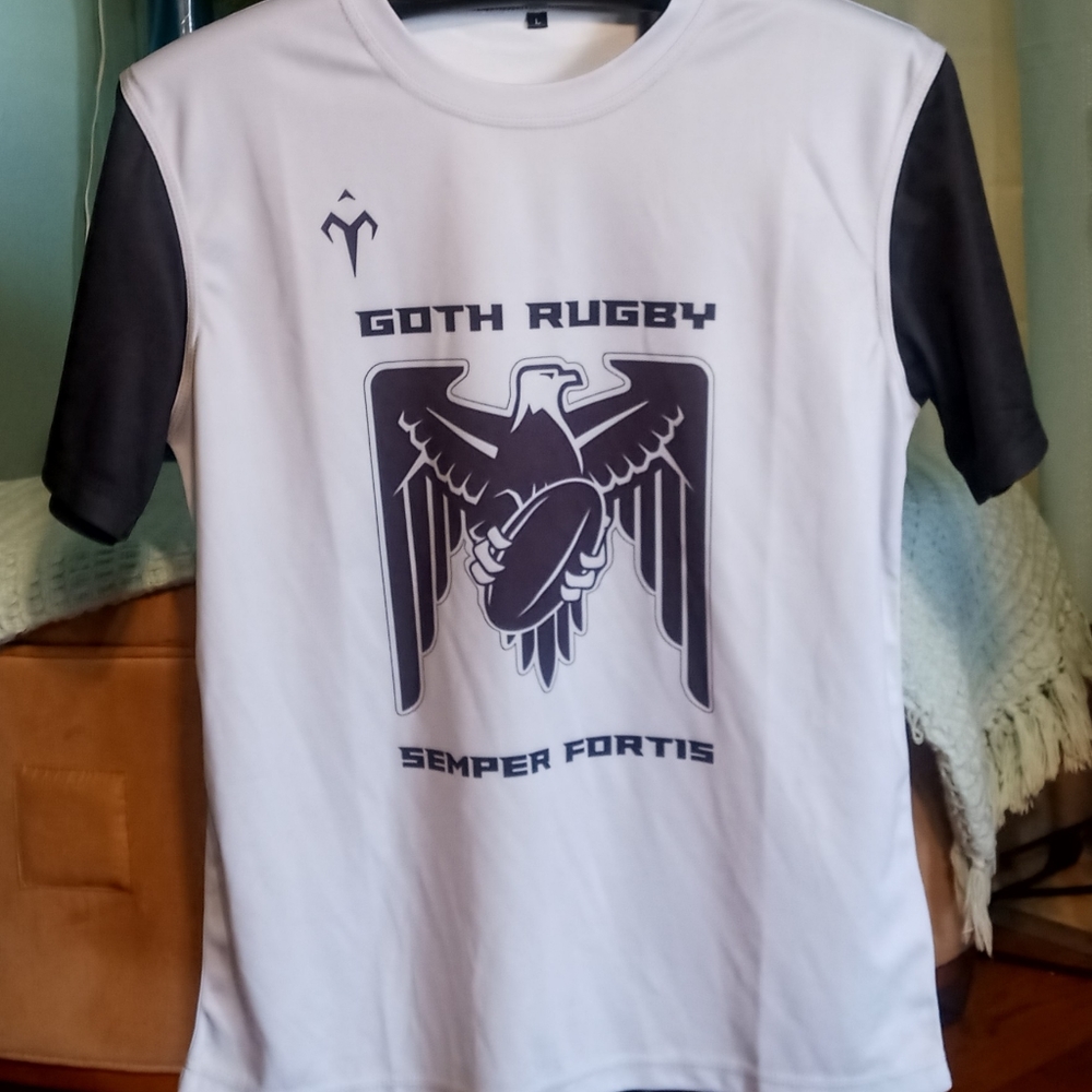 Goth Rugby Semper Fortis Jersey Football Soccer - Gem